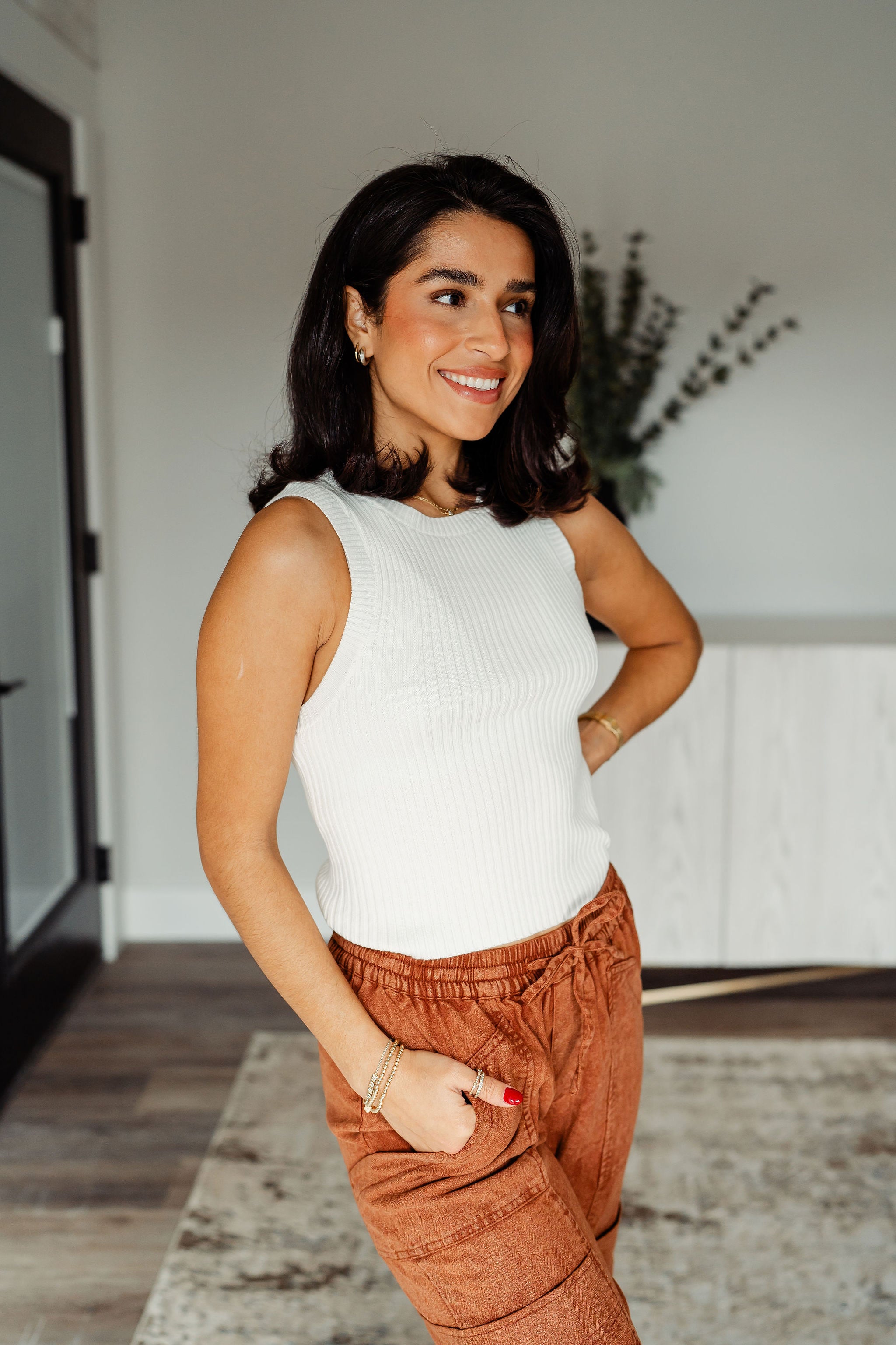 Margo Ribbed Tank – All About You Boutique